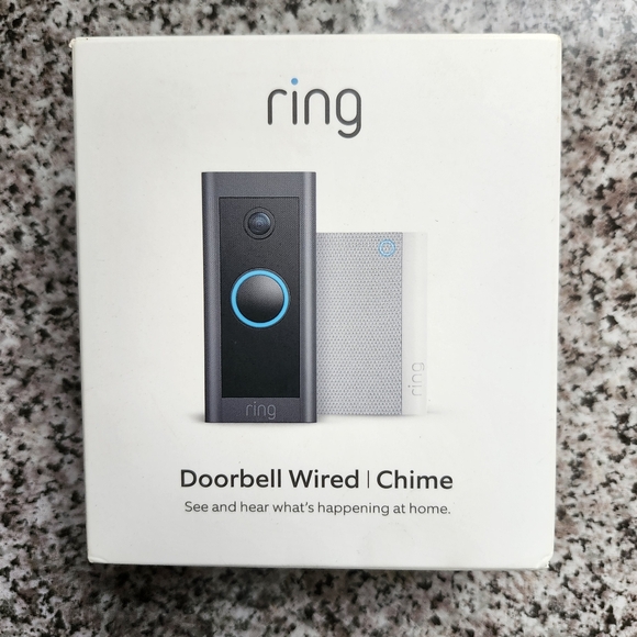 Ring | Cameras, Photo & Video | Ring Doorbell With Chime Black And ...